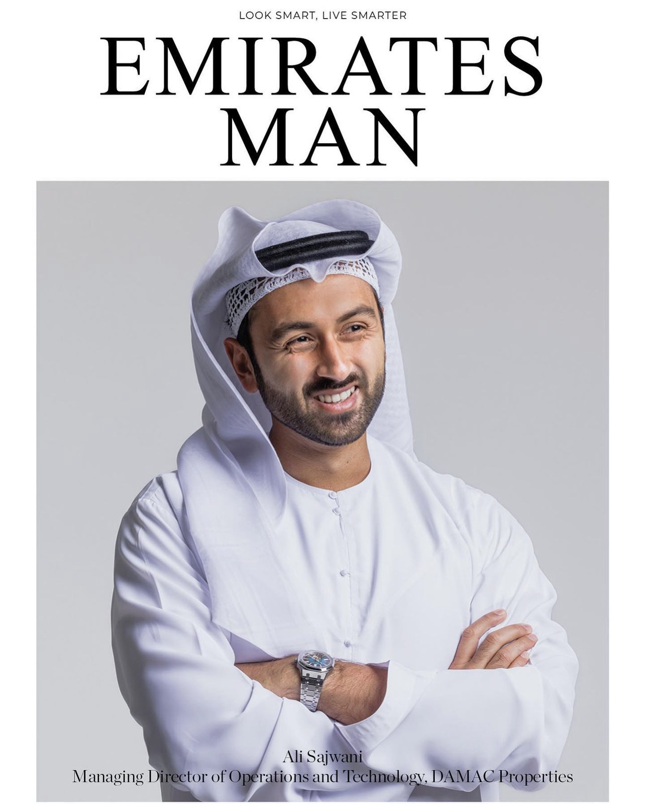 Ali Sajwani featured on the cover of Emirates Man - Ali Sajwani ...